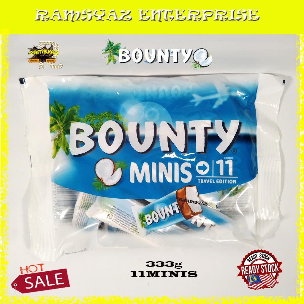 Chocolate BOUNTY Minis Bag 333g Coklat | Shopee Malaysia