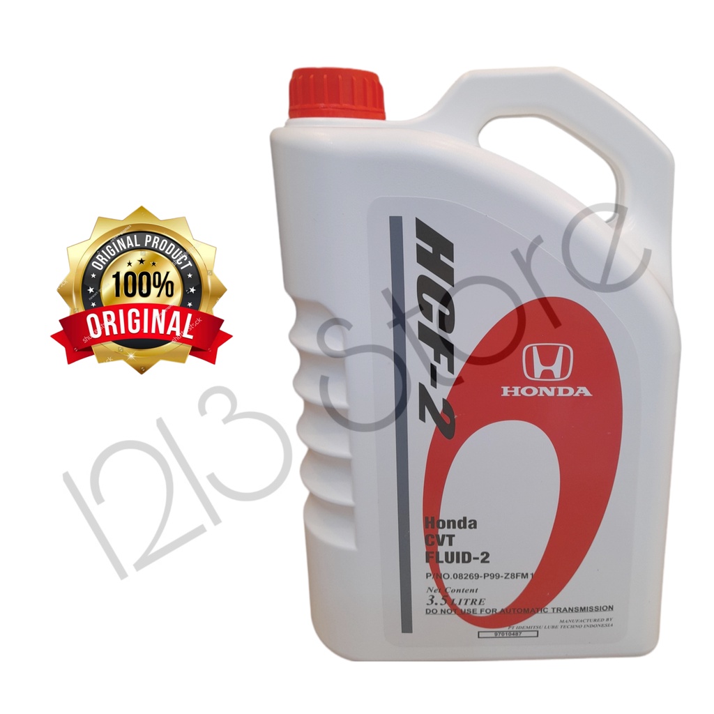 HONDA ORI HCF-2 AUTO OIL 3.5L CITY JAZZ CIVIC HRV BRV CRV FC GM6 GK5 T9A GEAR CVT ATF HCF2 HCF ...