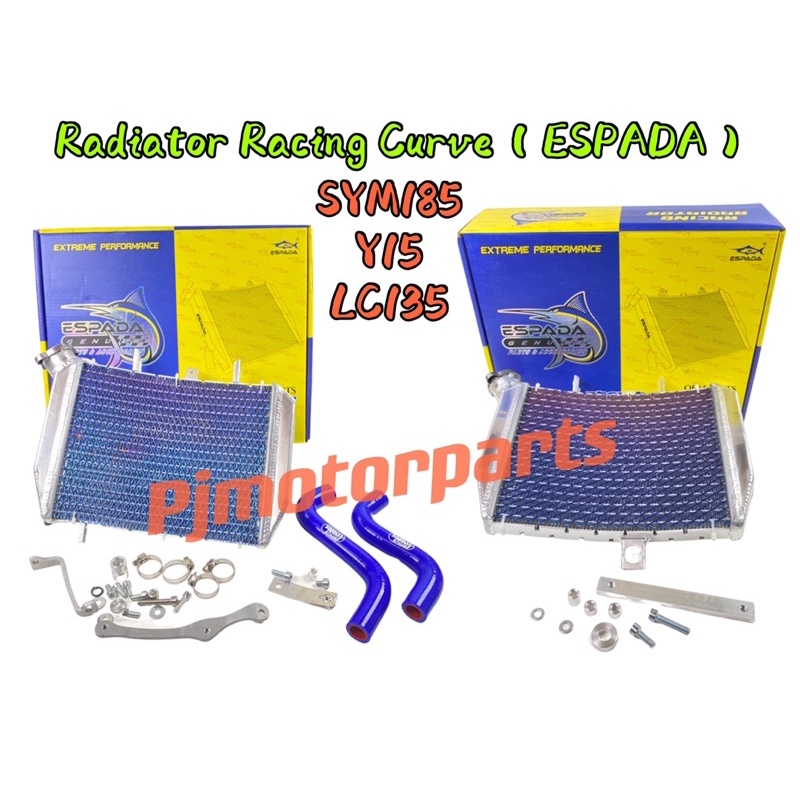 SYM VF3i 185/Y15/Y15ZR/LC135(Big)ESPADA Curde Racing Titanium Steel ...