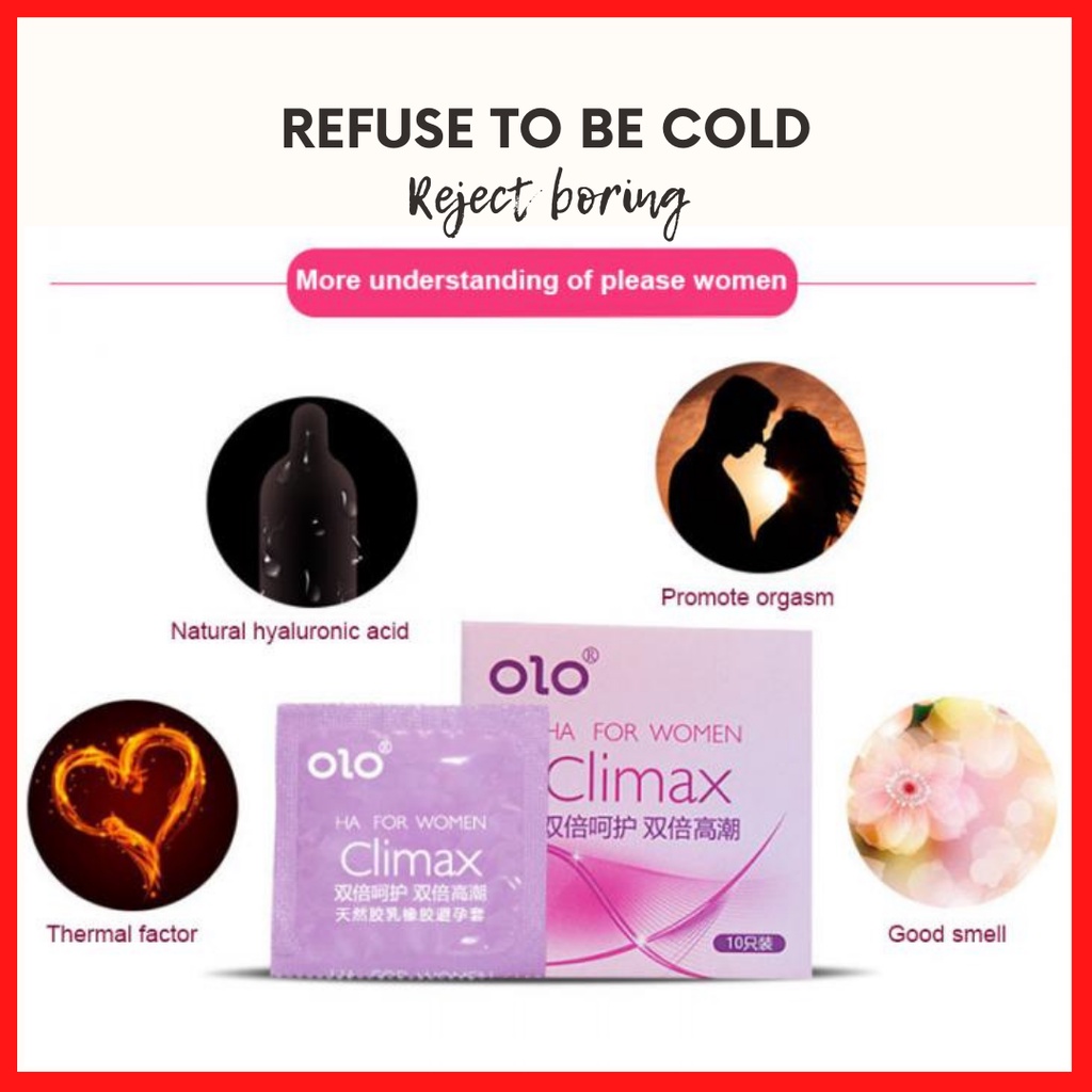 🔥TAHAN LAMA - OLO 001 Upgraded Version Condom Ultra Thin Anatomic Long Lasting Dotted Hyaluronic ...