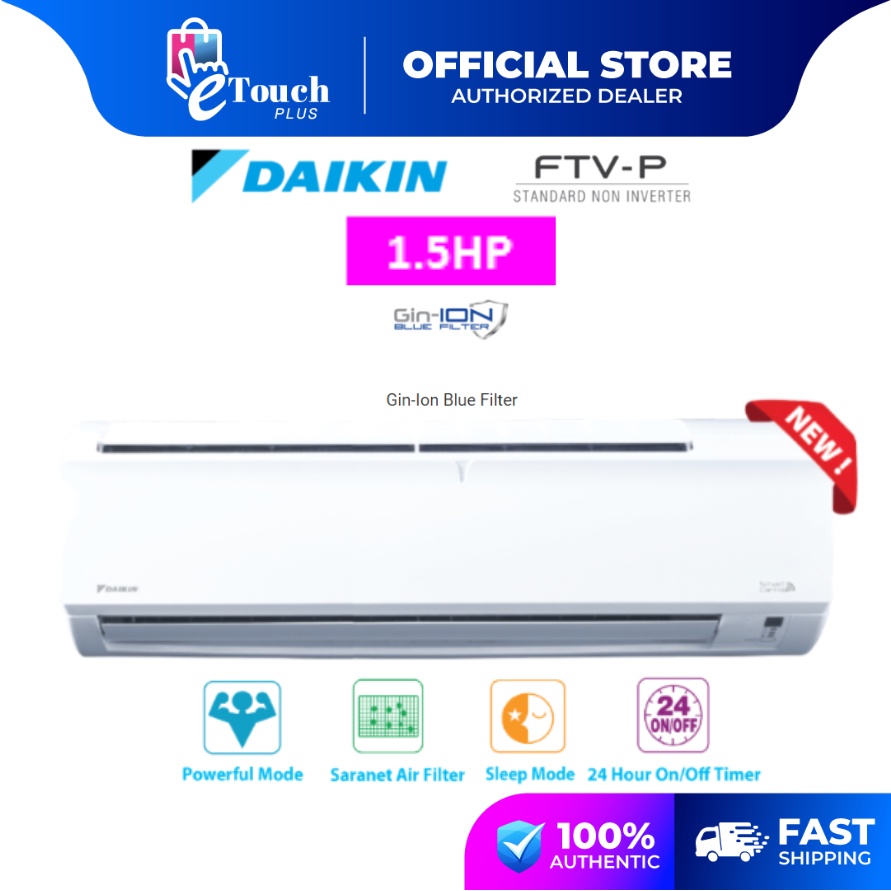 Daikin Wifi R32 Smart Control Air Conditioner (1.0HP FTV28PB/1.5HP ...