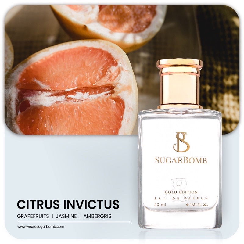 CITRUS INVICTUS SUGARBOMB 30ML !! MAN PERFUME !! | Shopee Malaysia