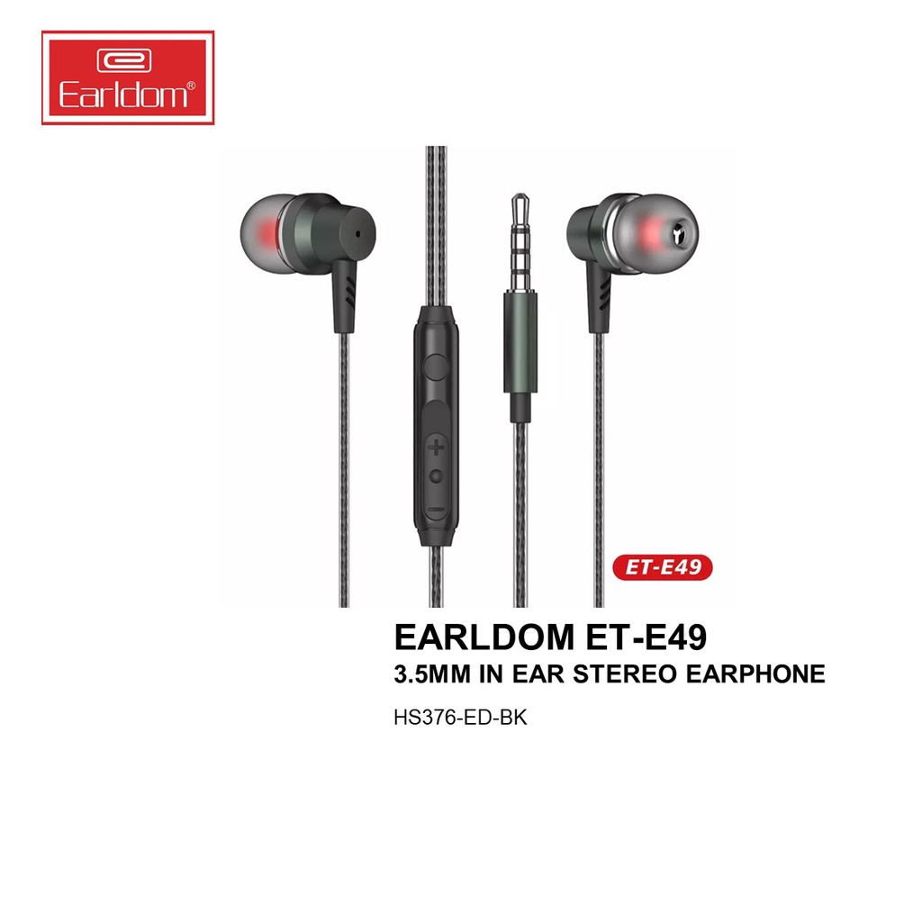 Earldom ET-E49 In Ear Stereo Earphone (3.5mm) | Shopee Malaysia