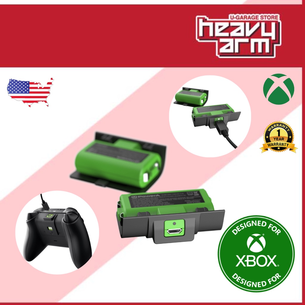 Microsoft Play & Charge Kit Rechargeable Battery Xbox Controller ...