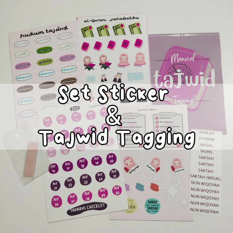 SET STICKER & TAJWID TAGGING (satu set) | Shopee Malaysia