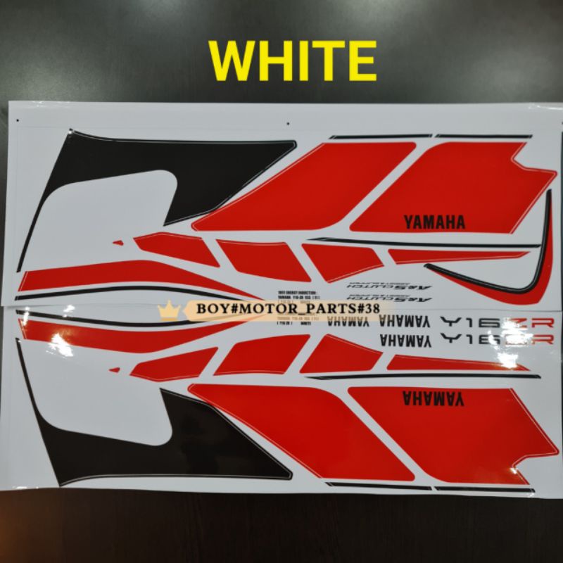 YAMAHA Y16ZR 1991 ENERGY INDUCTION SPECIAL EDITION BODY STICKER ( READY ...