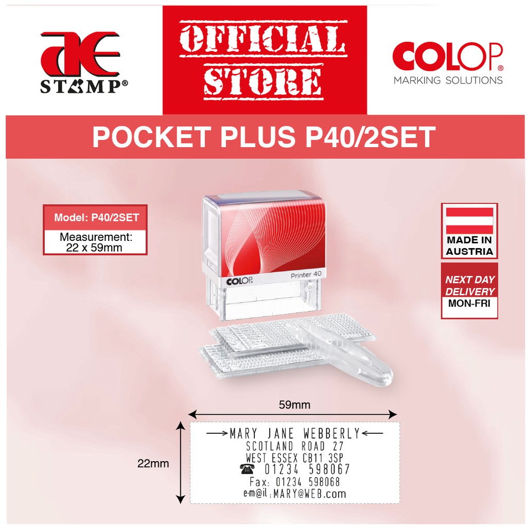 COLOP - Cop Getah DIY (Buat Sendiri) | Cop Nama Custom | Cop Colop ...