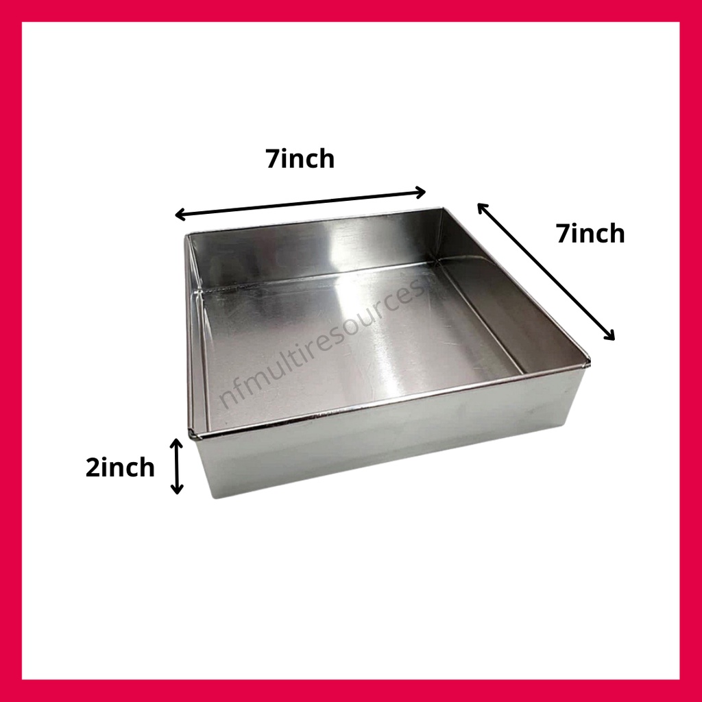 Loyang 10x10 kuih talam 12x12 inci kek tapak kuda 10x10x2 acuan 9x9x2 ...