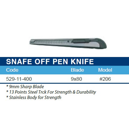 [JT eSTORE] NIETZ Snap off Knife Twist / Push Lock / Small Paper Blade ...