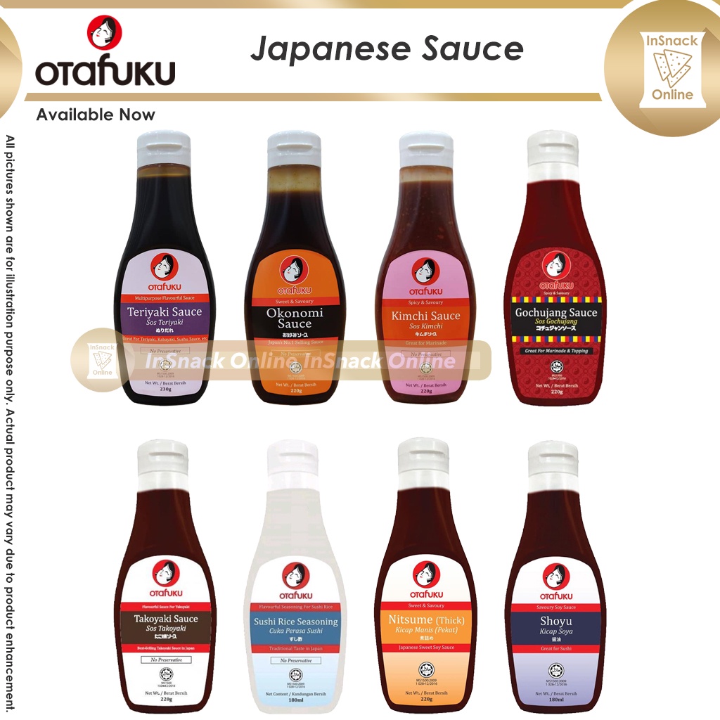 Otafuku Sauce Series Teriyaki Yakisoba Kimchi Okonomi Seasoning Kicap Manis | Shopee Malaysia