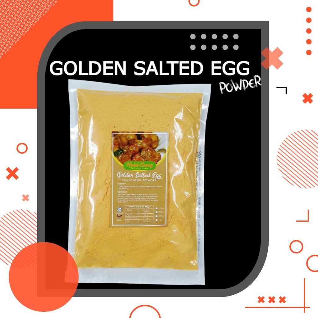 GOLDEN SALTED EGG POWDER SERBUK TELUR MASIN UNTUK MASAKAN | Shopee Malaysia