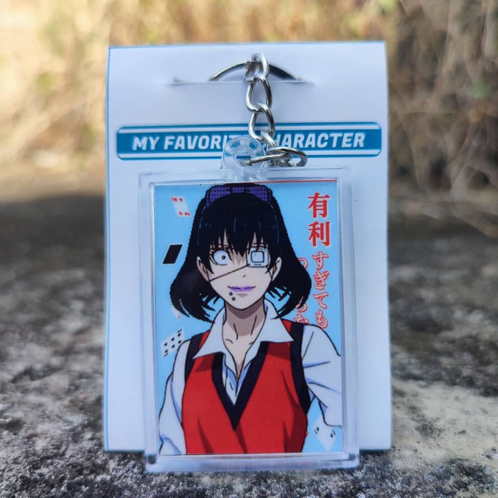 GANTUNGAN Kakegurui Anime Keychain - Jabami Yumeko Mary Ryouta Momobami ...