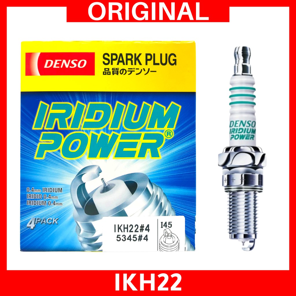 DENSO IKH22 Iridium Spark Plug (1Pc) | Shopee Malaysia