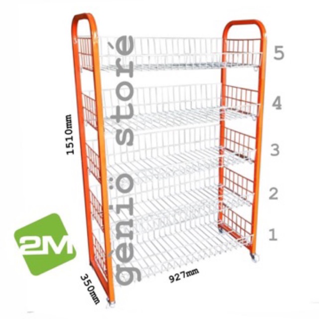 2M-7755 5 Layer Heavy Duty Rack / Rak 5 Tingkat Tahan Lasak (Large ...