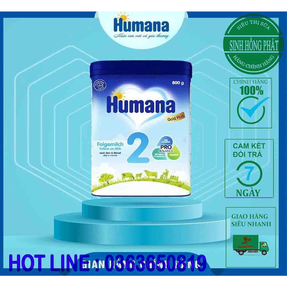 Humana Gold Plus Milk No. 2 can 800g | Shopee Malaysia