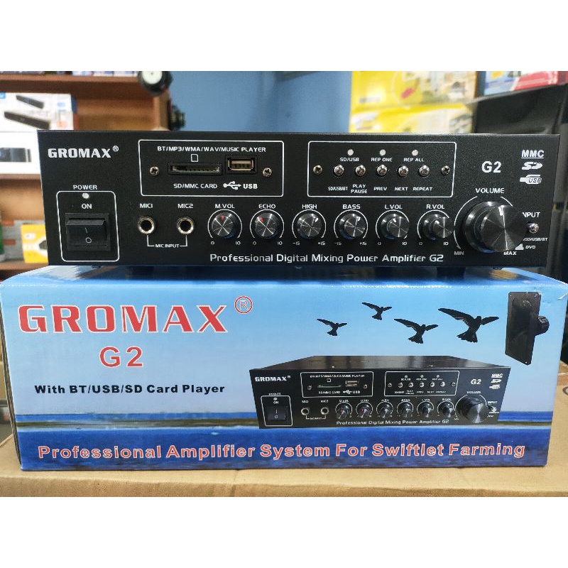 GROMAX PROFESSIONAL AMPLIFIER SYSTEM FOR SWIFTLET FARMING G2 | Shopee ...