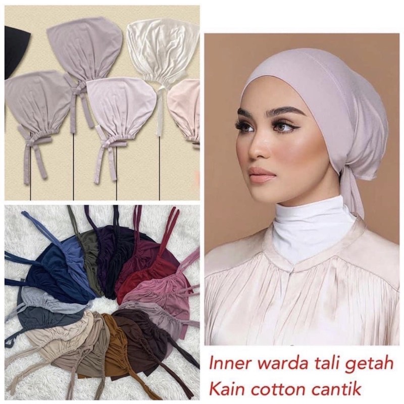 INNER WARDA TALI GETAH COTTON JERSEY HITAM | Shopee Malaysia