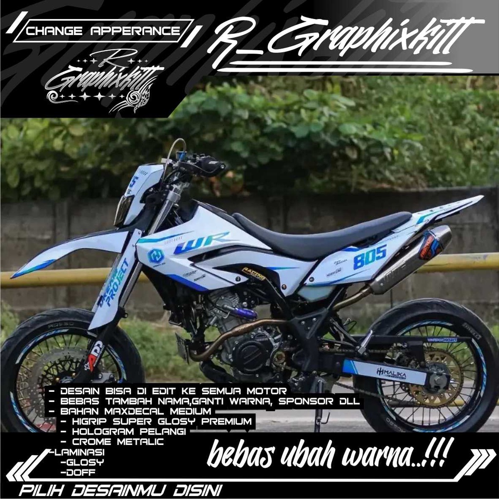 0501 sticker decal fullbody wr155 fullbody Free Design | Shopee Malaysia