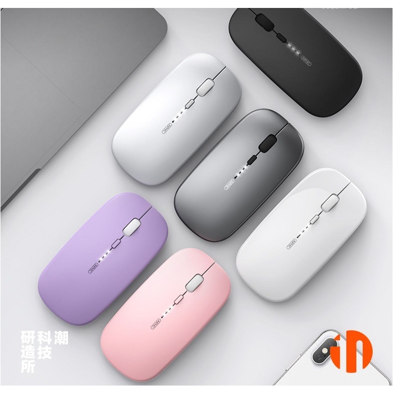 Inphic PM1 Wireless 2.4GHz USB Optical Mouse Rechargeable Battery ...