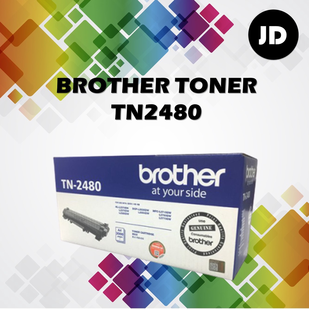 Brother Original Genuine TN-2480 Toner for HL-L2370DN/HL-L2385DW/DCP ...