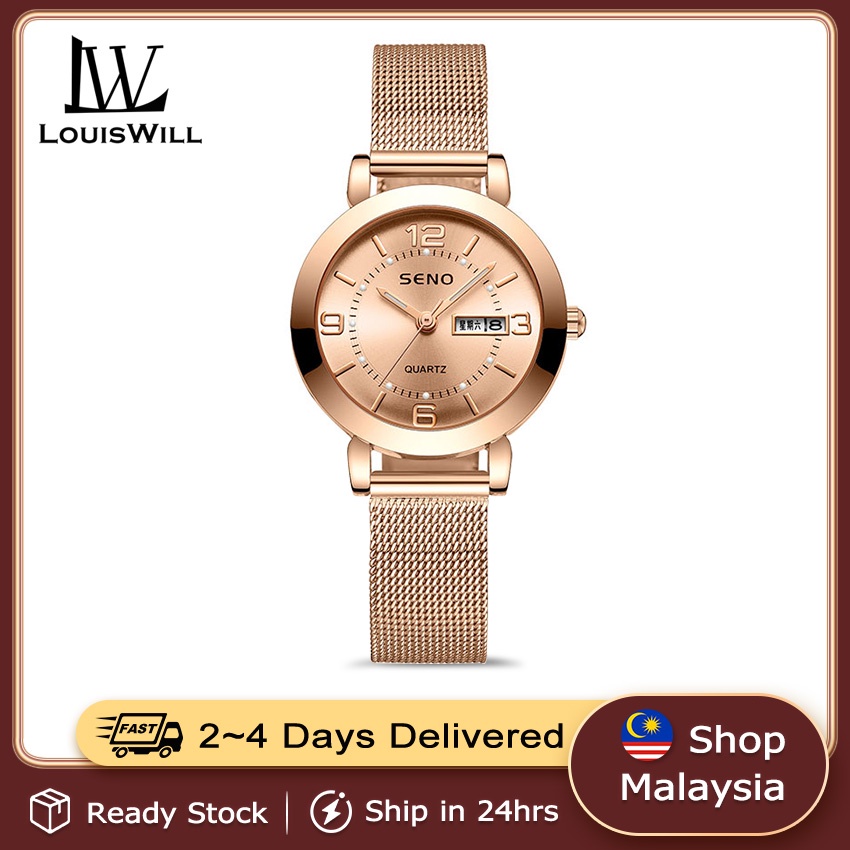 LouisWill Women Watches Fashion Watches Casuals Quartz Watches Round ...