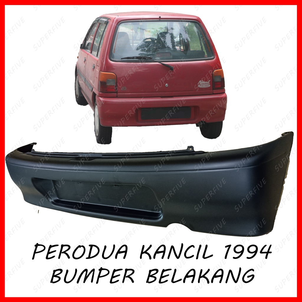 PERODUA KANCIL LAMPU PETAK (1994 - 1996) REAR BUMPER / BUMPER BELAKANG ...