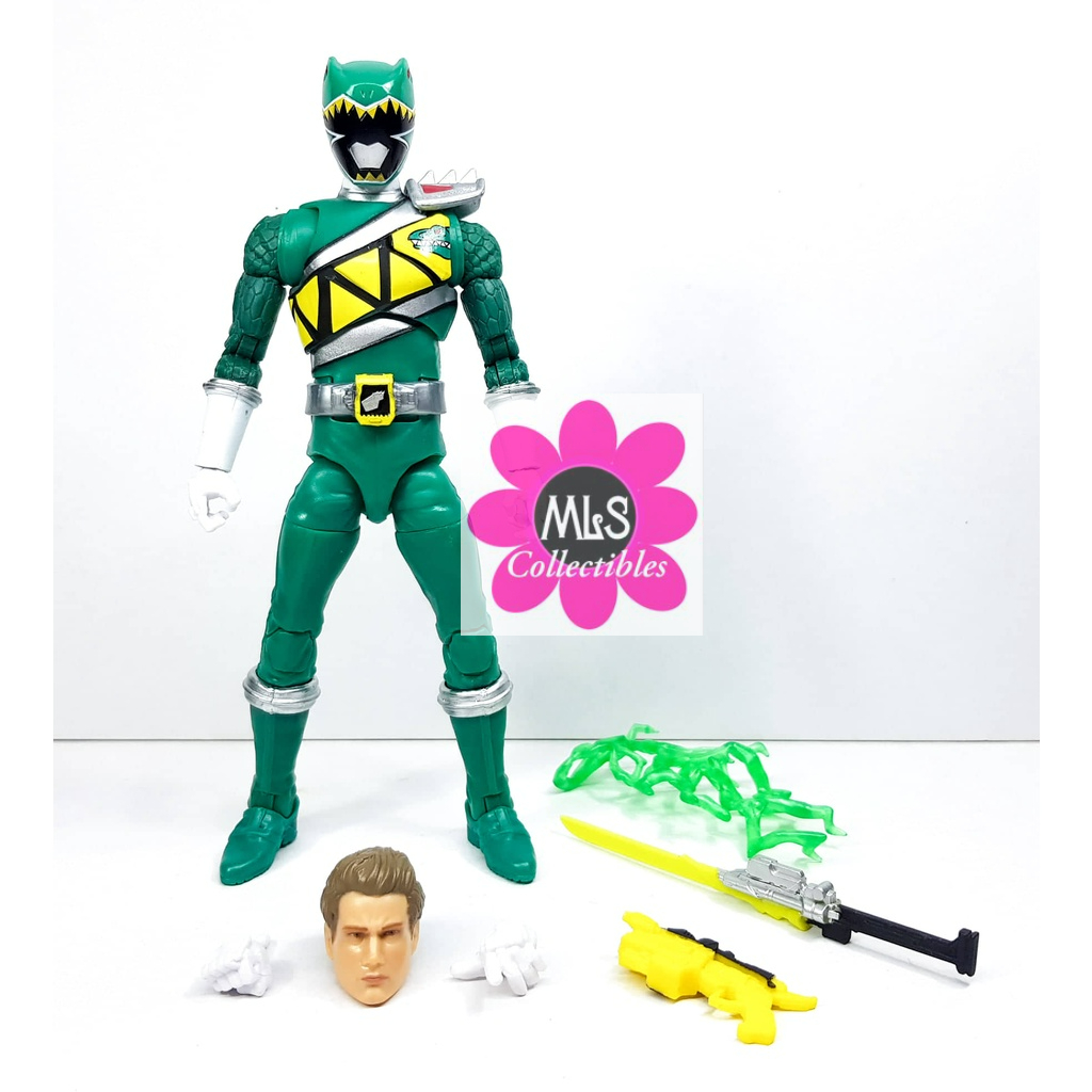 Power Rangers Lightning Collection Dino Charge Green Ranger | Shopee ...