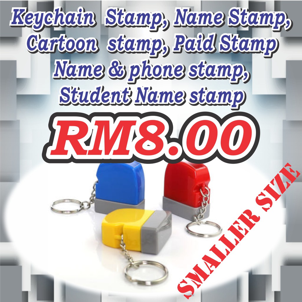 Pre-inked Rubber Stamp / Flash Stamp / Company Chop | Shopee Malaysia