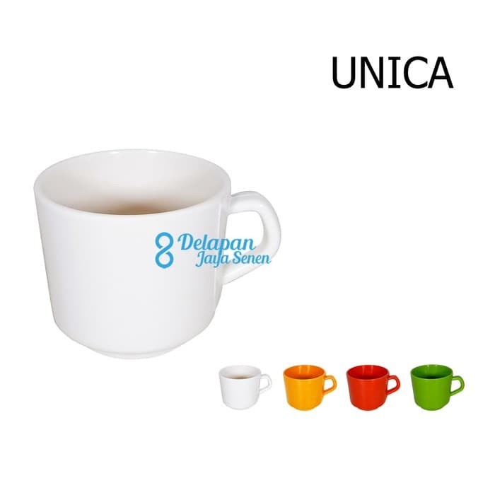 HITAM PUTIH Tea Cup Mug Small Melamine Cup Handle Black White Colorful ...