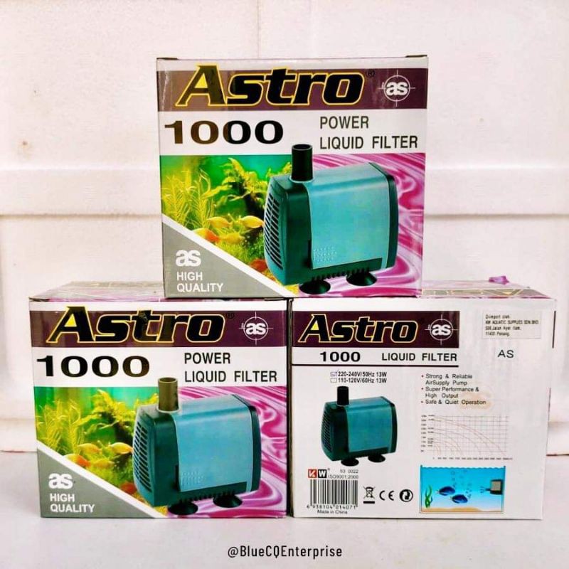 ASTRO 1000, 2000 & 3000 / WATER PUMP / PAM AIR / PAM AKUARIUM ...