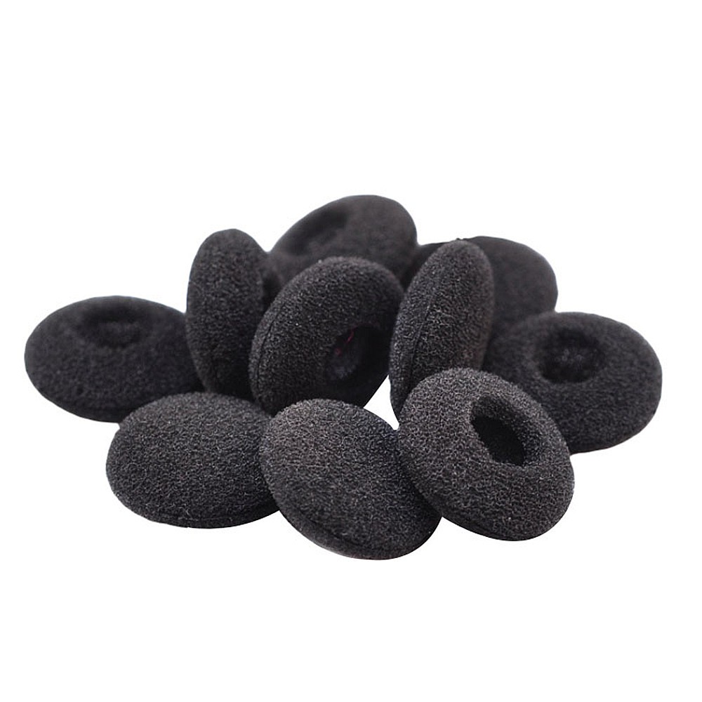 20 Pcs 15 mm Soft Foam Earbud Headphone Ear pads Replacement Sponge ...