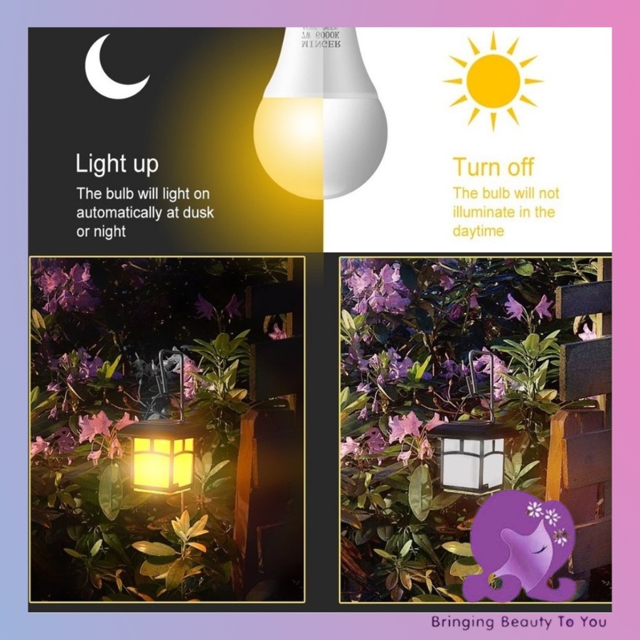 💜 Beauty 2u 💜 E27 Led Sensor Lamp Bulb Automatic Dusk To Dawn Auto On ...