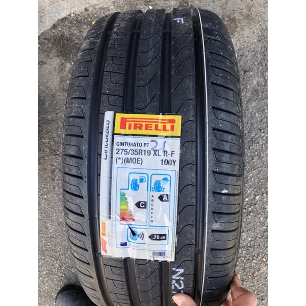 🔥275-35-19🔥PIRELLI RUN FLAT CINTURATO P7 YEAR 2024 | Shopee Malaysia