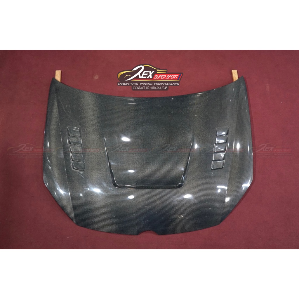 VW Volkswagen Golf MK6 TSI GTI R Bonnet / Hood V3 Real Carbon Fiber ...