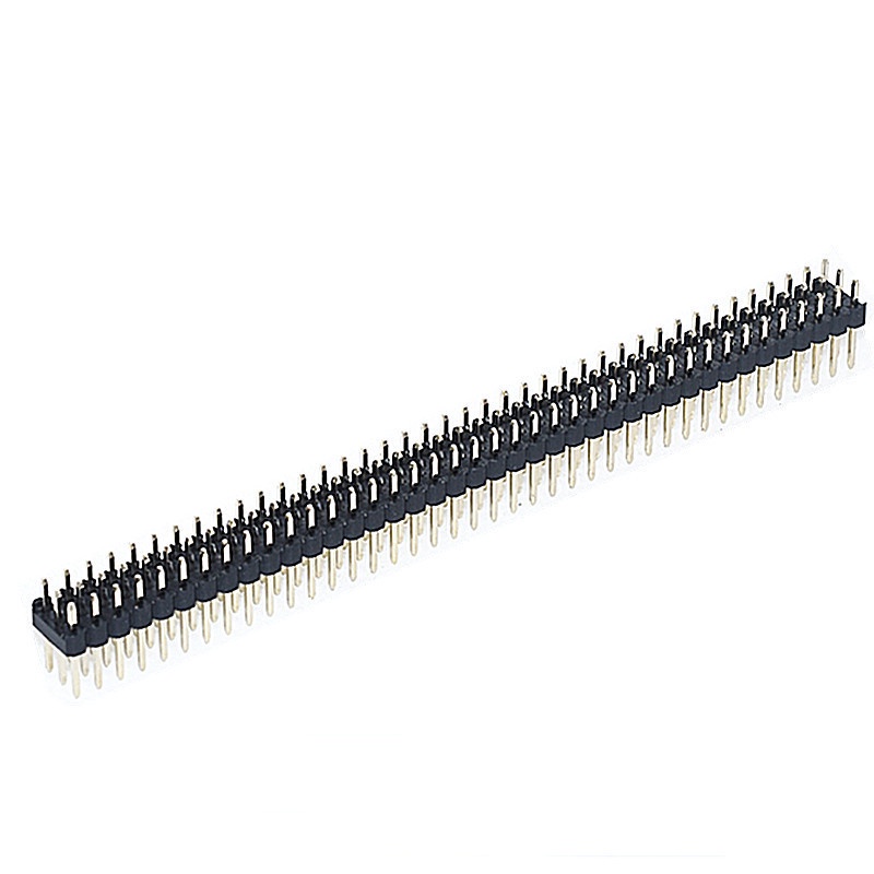 2PCS 2.54 3*40 Three Row Male Female 90 degree right angle R/A ...