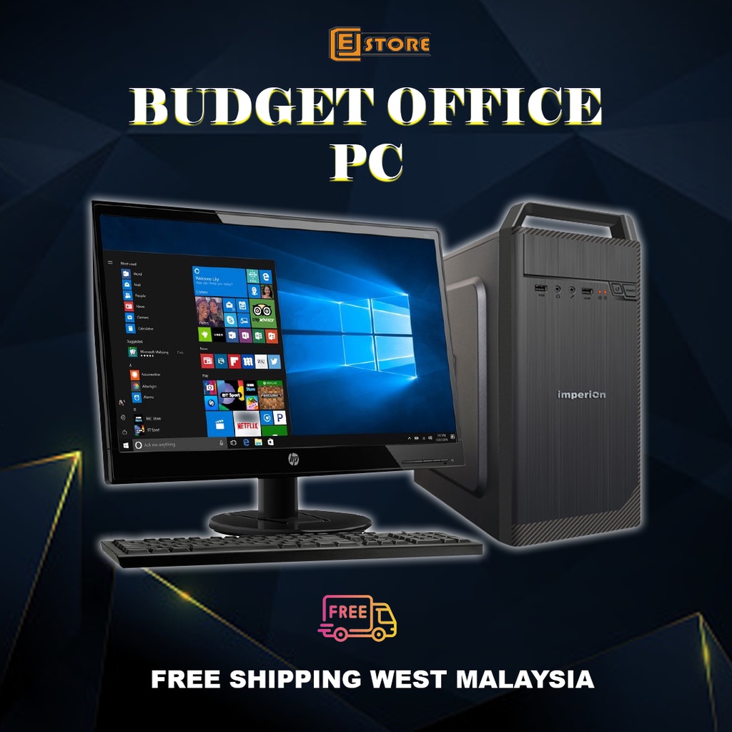 BUDGET OFFICE SET PC BUILD FOR STUDY, OFFICE USE (INTEL/AMD Custom ...
