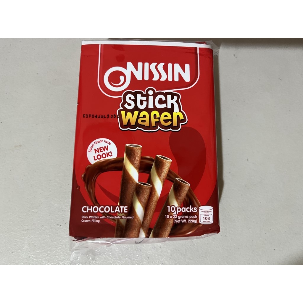 Nissin Stick Wafer 10pcs | Shopee Malaysia