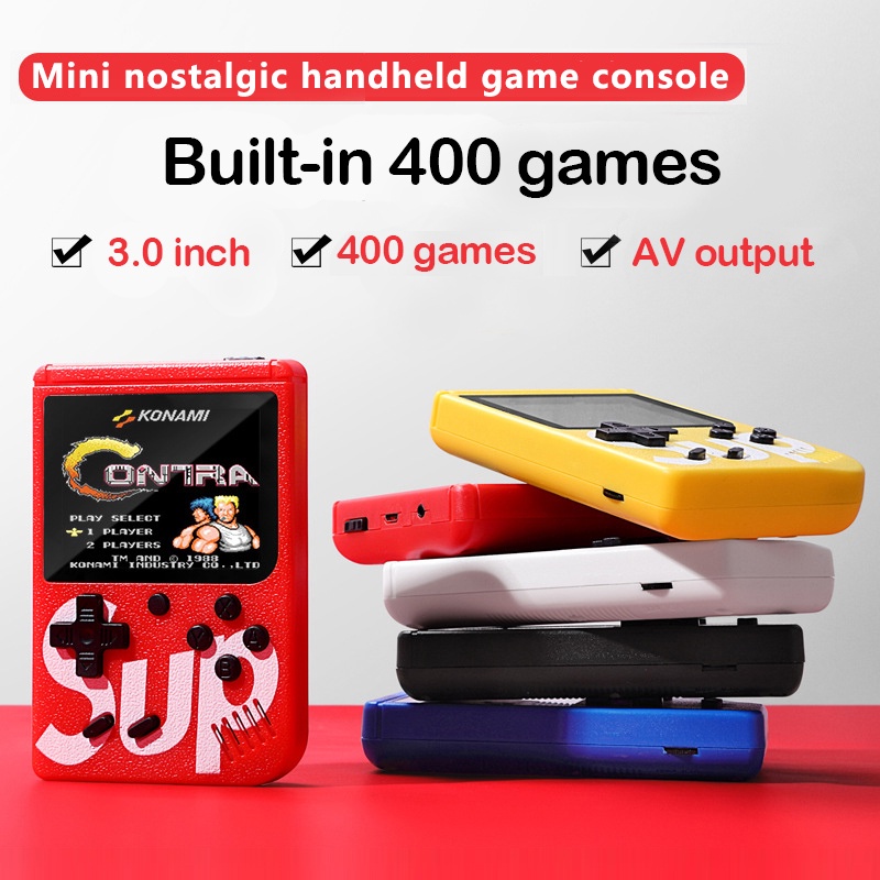 2022 NEW Retro Video Game Console 400 IN 1 Handheld Game Portable ...