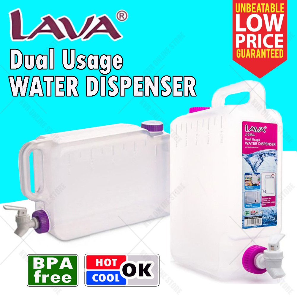 LAVA Dual Usage Water Dispenser WDP500 BPA Free for Hot & Cool Water ...