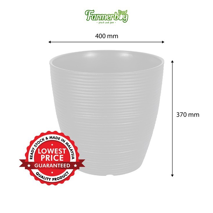 Felton Round Flower Pot FBL 2547 DIAMETER 40 CM GARDENING FLOWER POTS ...