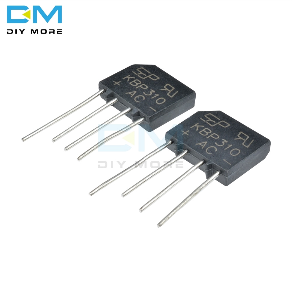 5PCS lot KBP310 SIP-4 Diy Electronic High Temperature Soldering 3A ...