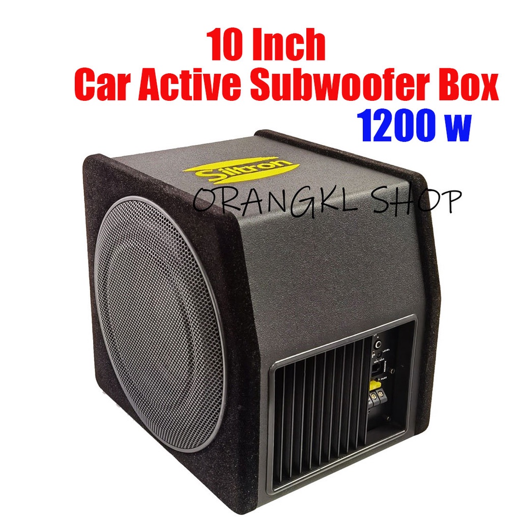 offer (Ready Stock) Siltron10" Active Subwoofer Box 1200W- 8 Inch Siltron Active subwoofer ...