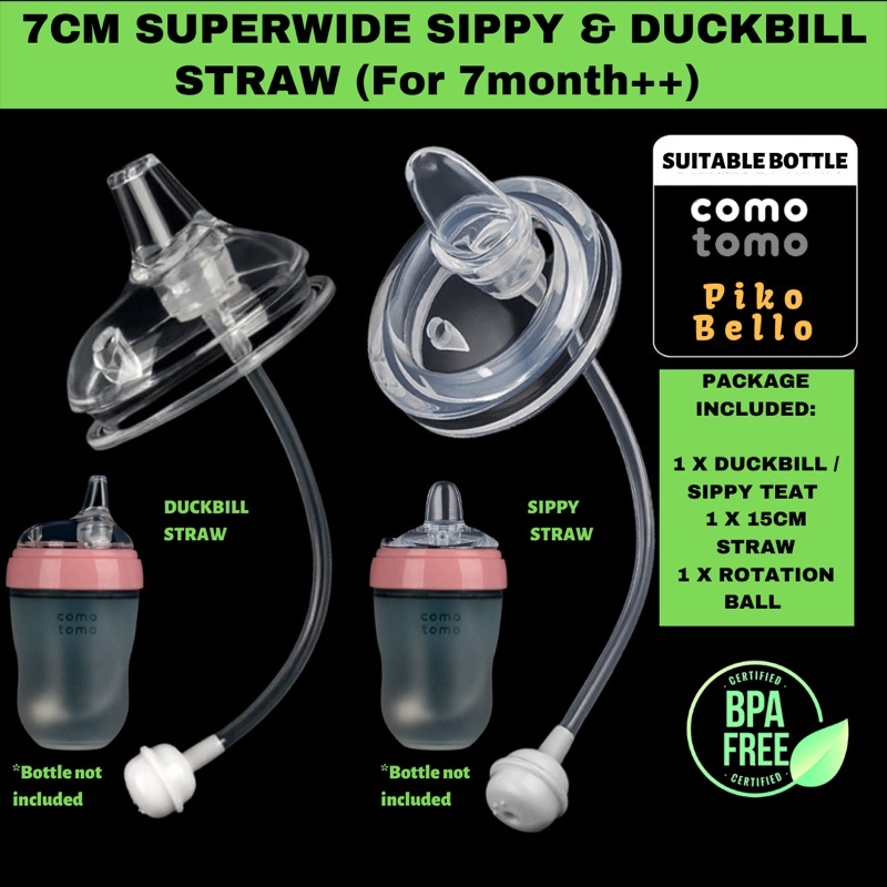 Universal Bottle Duckbill Accessories COMOTOMO Baby 7cm Integrated ...