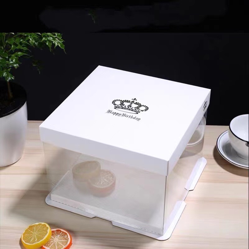 Transparent Cake Box/Kotak Kek/ Kotak Hantaran/Transparent Gift Box ...
