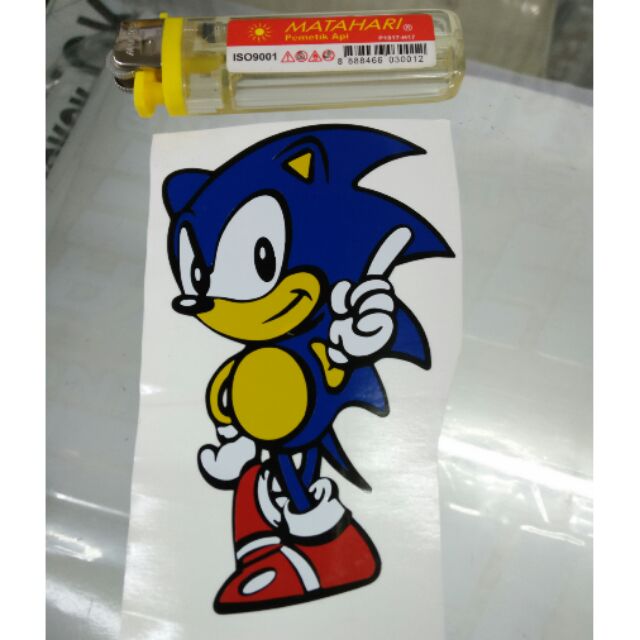 Stiker super sonic cutting sticker 4 inci | Shopee Malaysia
