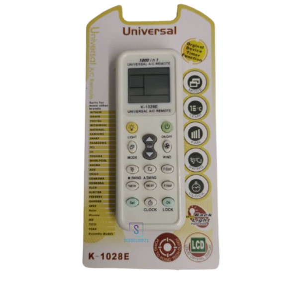 K-1028E 1000 in 1 Universal A/C Remote Controller ( No included Battery ...