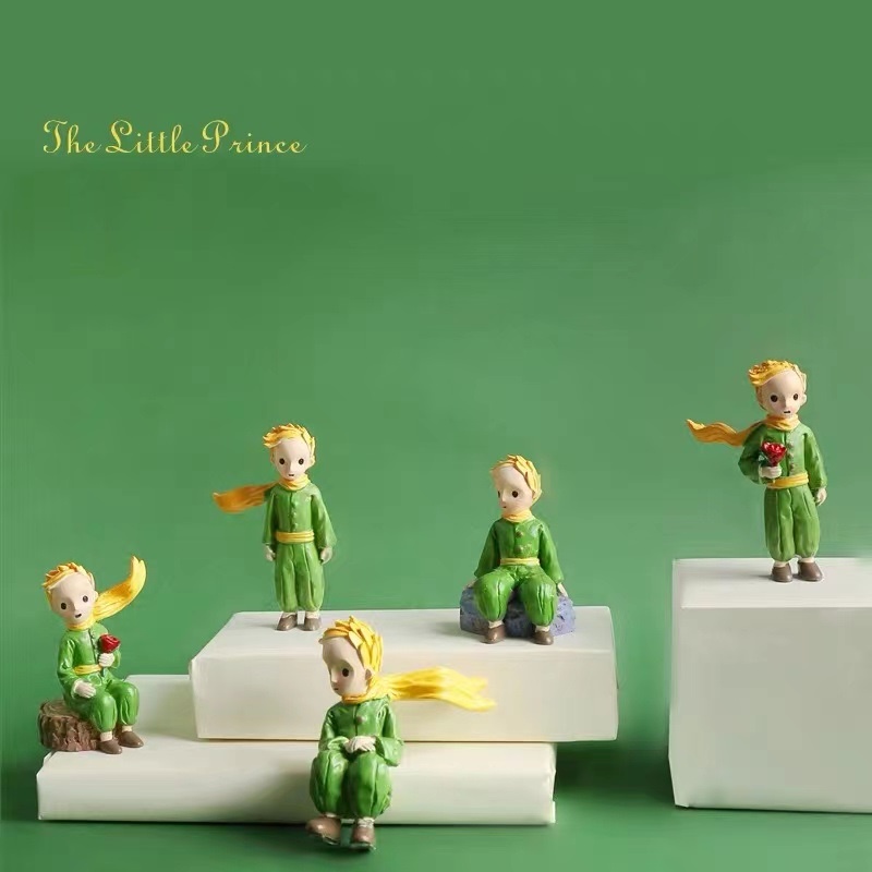 7 Models The little prince Figures Ornaments Toys Rose Action Figures ...