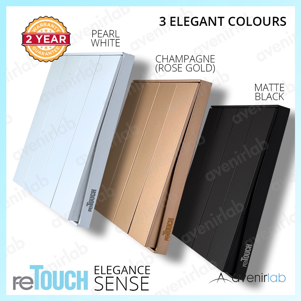 [CHAMPAGNE] reTouch Switch Elegance Sense 16A Wall Switch 13A 15A 20A ...