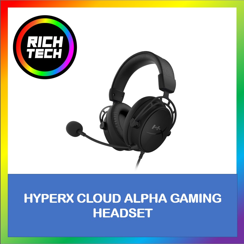 HYPERX CLOUD ALPHA GAMING HEADSET | Shopee Malaysia