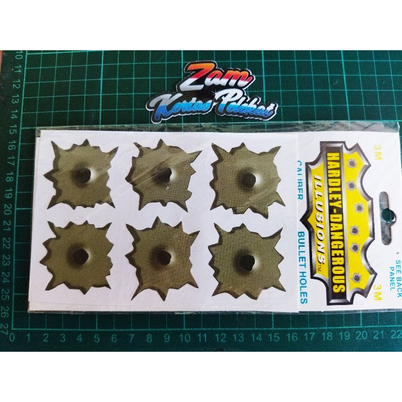 STICKERS SET BULLET HOLES EFFECT STICKER PELURU | Shopee Malaysia